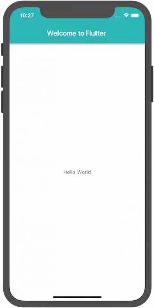 Write First Application Getting Started With Flutter Hello World In 2023