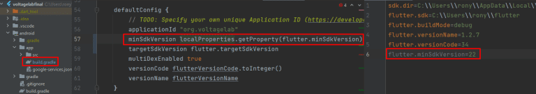 Where is flutter.minsdkversion and How to Change it? (2023) - Flutter ...